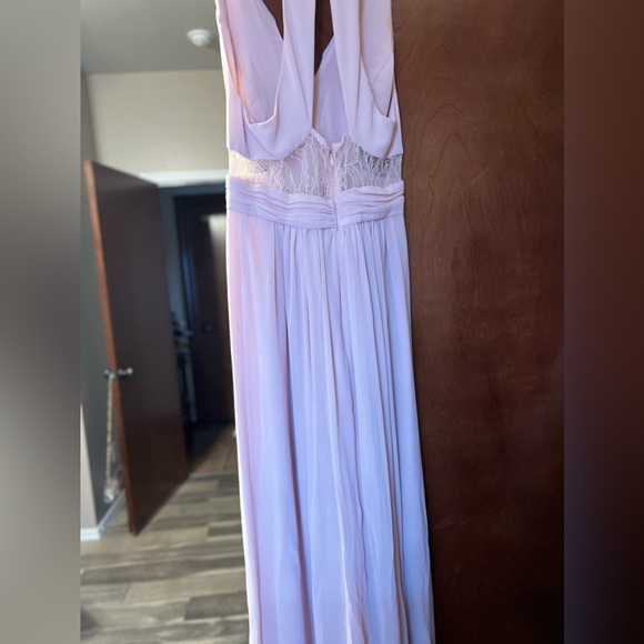 BCBG | Dresses | Bcbg Light Pink Long Dress | Poshmark